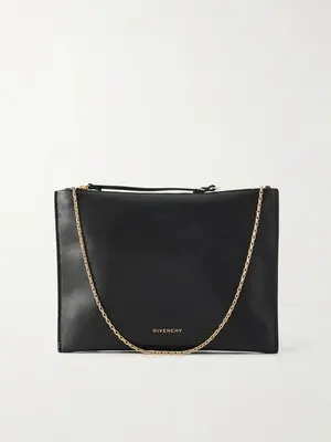 Givenchy Voyou Leather Clutch - Black