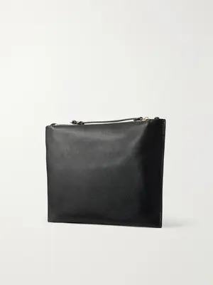 Givenchy Voyou Leather Clutch With Gold-tone Chain