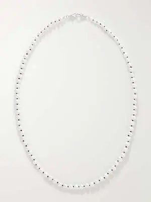 LOREN STEWART Sterling And Pearls Necklace - Silver