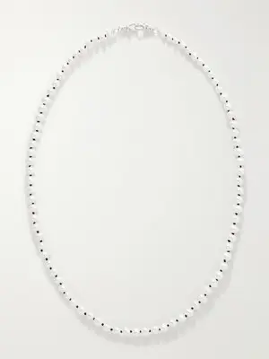 LOREN STEWART Sterling And Pearl Necklace - Silver