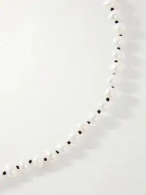 LOREN STEWART Sterling And Pearl Necklace