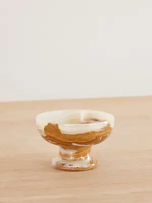 JIA JIA HOME Fluted Onyx Bowl - Neutrals