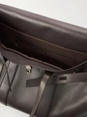 Brunello Cucinelli Leather Weekender Bag