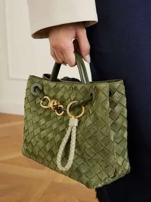 Bottega Veneta Braided Leather Keyring