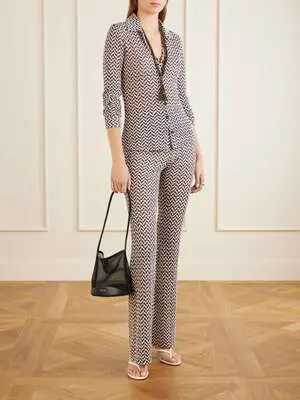 Missoni Embellished Crochet-knit Flared Pants