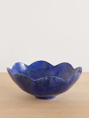 JIA JIA HOME Lapis Lazuli Flower Bowl - Blue