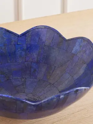 JIA JIA HOME Lapis Lazuli Flower Bowl