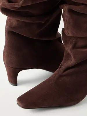 Staud Wally Suede Knee Boots