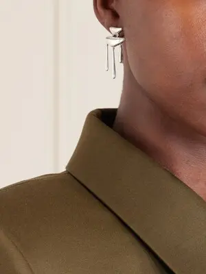 LOREN STEWART Sterling Chandelier Drop Earrings