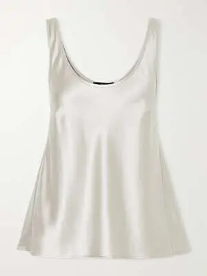 THE PARK Karen Silk Tank - Ivory