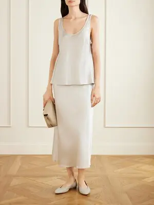 THE PARK Karen Silk Tank - Neutrals
