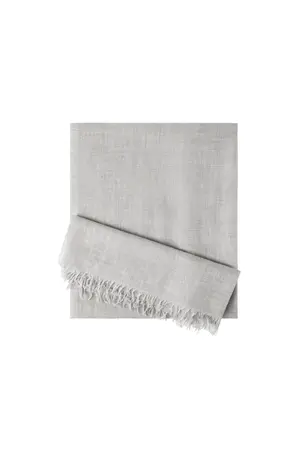 Brunello Cucinelli Cashmere And Silk Scarf - Light Grey
