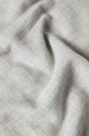 Brunello Cucinelli Cashmere And Silk Scarf - Light Grey