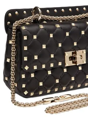 Valentino Garavani Rockstud Spike Small Leather Shoulder Bag