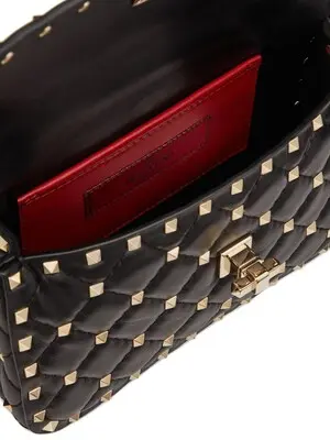 Valentino Garavani Rockstud Spike Small Leather Shoulder Bag