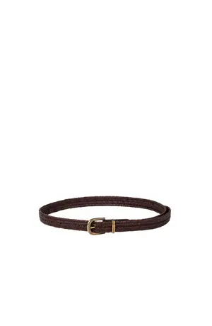 Brunello Cucinelli Stretch Braided Leather Belt