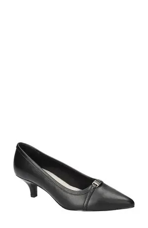 EASY WORKS BY EASY STREET Zayn Kitten Heel Pump - Black