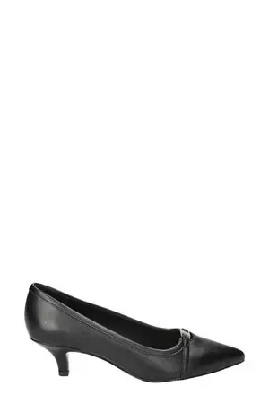EASY WORKS BY EASY STREET Zayn Kitten Heel Pump - Black