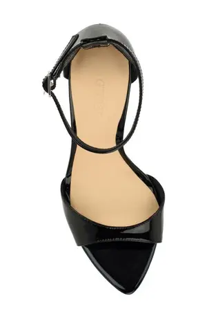 Guess Olivey Ankle Strap Stiletto Sandals - Black