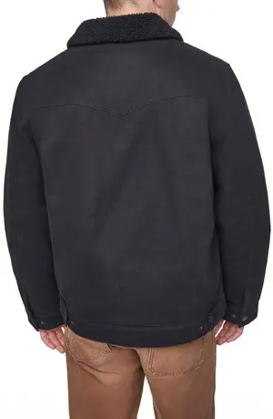 LEVI'S Western Utility Jacket With Faux Shearling Collar