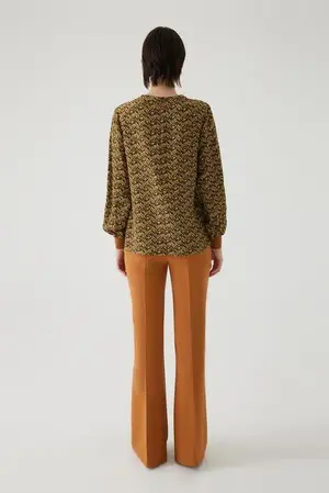 EXQUISE Adina Long Sleeve Blouse