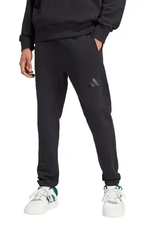 Adidas Szn French Terry Relaxed Fit Pants - Black