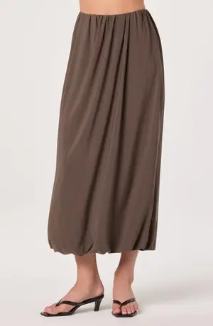Astr The Label Savannah Bubble Hem Maxi Skirt