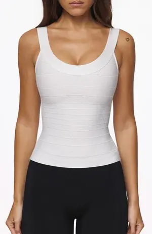 House Of Cb The Og Bandage Tank Top - White