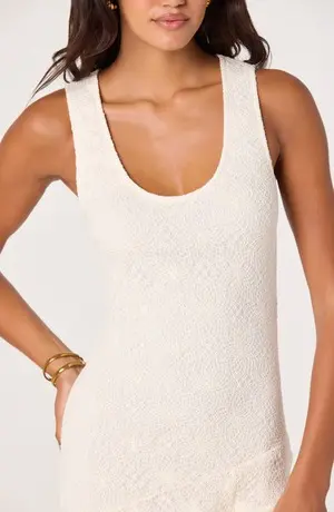 Astr The Label Freida Lace Asymmetrical Hem Dress