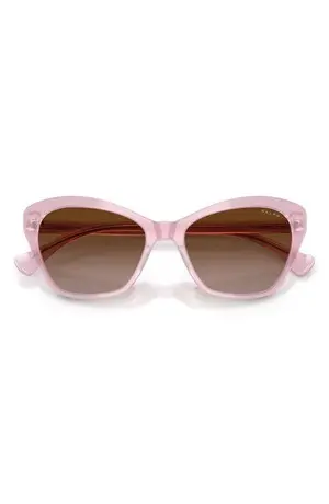 Ralph Lauren 55mm Gradient Butterfly Sunglasses