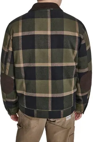 LEVI'S Quilted Work Jacket - Olive/black