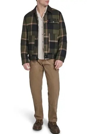 LEVI'S Quilted Work Jacket - Olive/black
