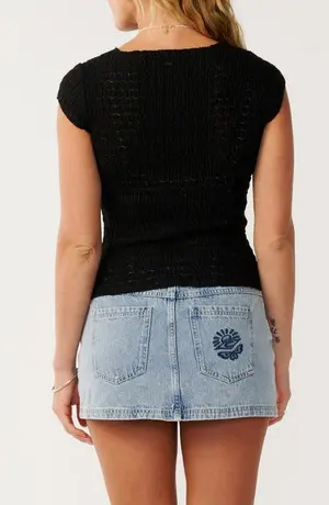 Rip Curl Bossa Nova Texture Top - Black