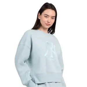 STARTER New York Yankees Pastels Boxy Fleece Sweatshirt - Mint