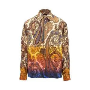 Etro Printed Silk Shirt An - Multicolor