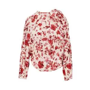 Isabel Marant Étoile Printed Silk 'firma' Blouse - Multicolor