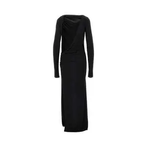 Andamane Long-sleeved Technical Jersey Maxi Dress