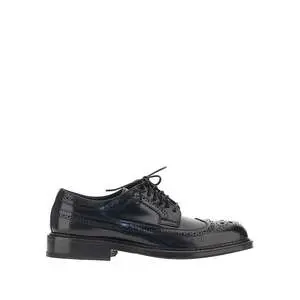 JUAN LACARCEL BY CALCE Brushed Leather Lace-up Shoes - Black