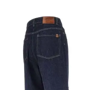 Max Mara Cotton Denim Wide-leg Jeans