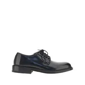 JUAN LACARCEL BY CALCE Brushed Leather Lace-up Shoes - Black