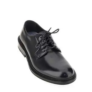 JUAN LACARCEL BY CALCE Brushed Leather Lace-up Derby Shoes