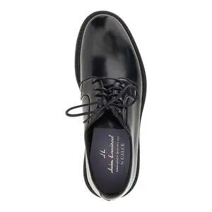 JUAN LACARCEL BY CALCE Brushed Leather Lace-up Derby Shoes