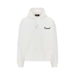 Dsquared2 Hoodie With Logo Embroidery - White