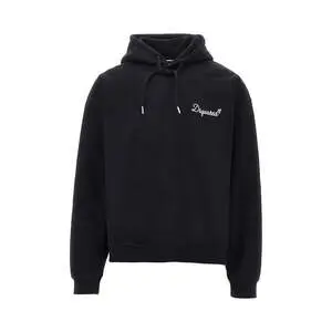 Dsquared2 Hoodie With Logo Embroidery - Black