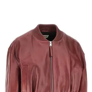 ARMA Hannan' Leather Bomber Jacket