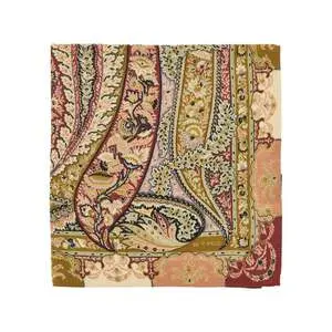 Etro Paisley Silk And Wool Shawl