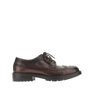 JUAN LACARCEL BY CALCE Brushed Leather Lace-up Shoes - Brown