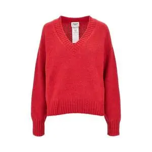Max Mara Alpaca Wool-blend Knitted Sweater - Red