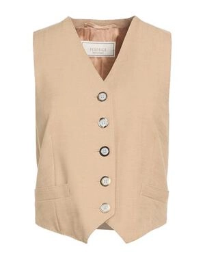 Peserico Tailored Vest Sand Size Viscose, Polyester, Elastane - Beige