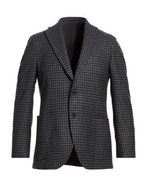 TOMBOLINI Blazer Charcoal Size Wool, Cotton - Grey